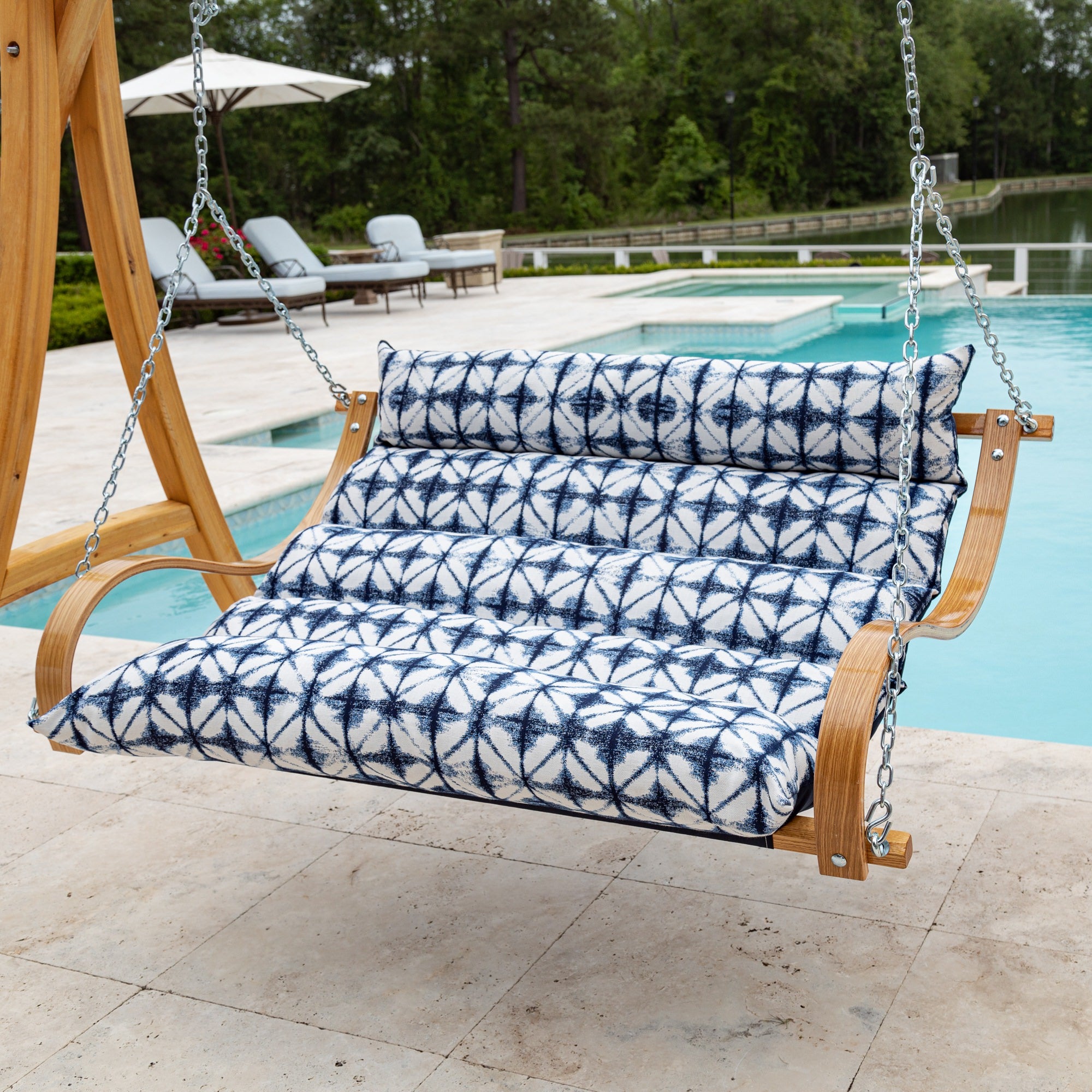 Sunbrella Curved Swing | Double Swing | Raleigh NC | NC Hammock